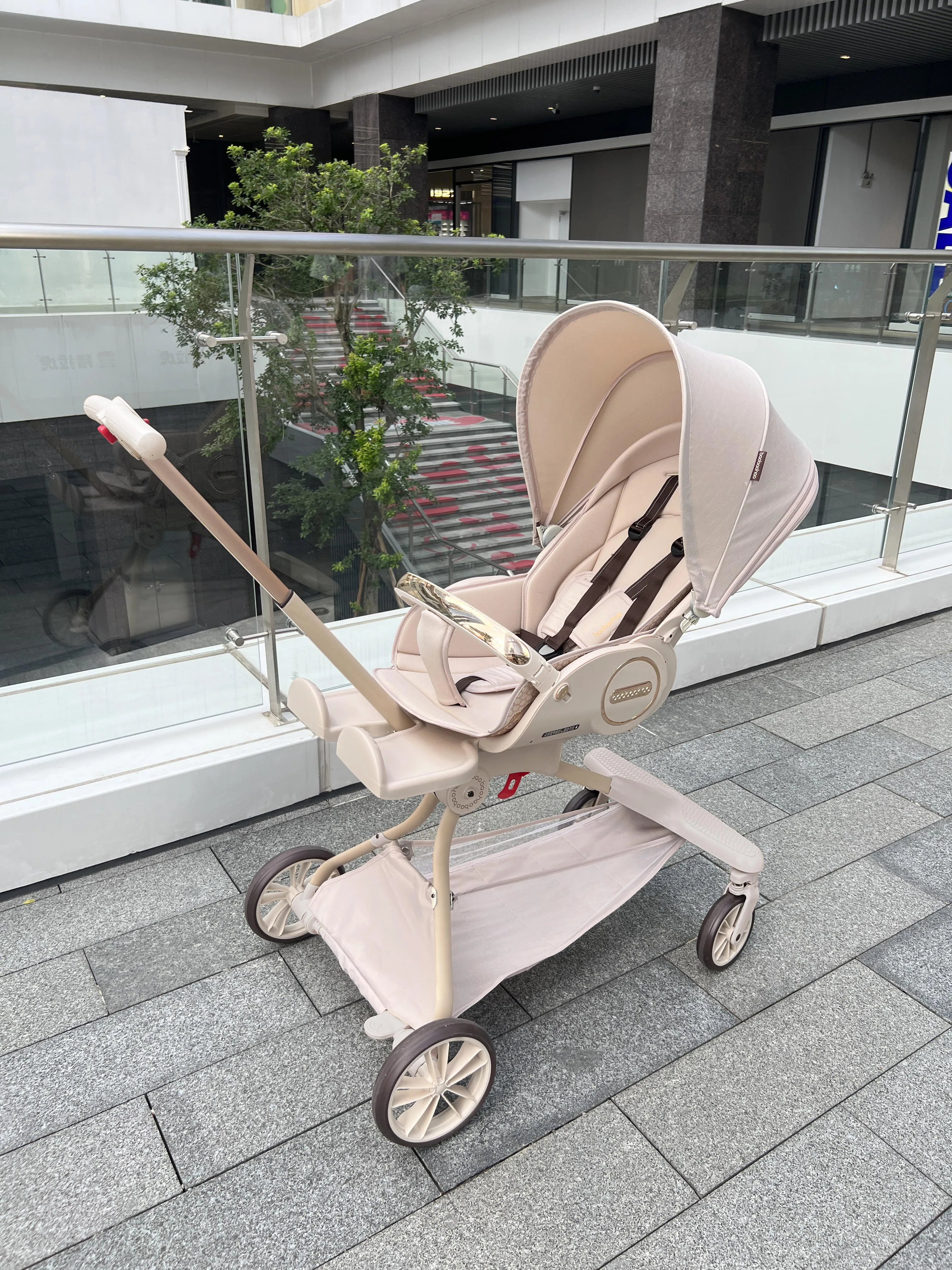 Baobaohao Babi Stroller Luxury High View Can Sit And Lie Two-way ...