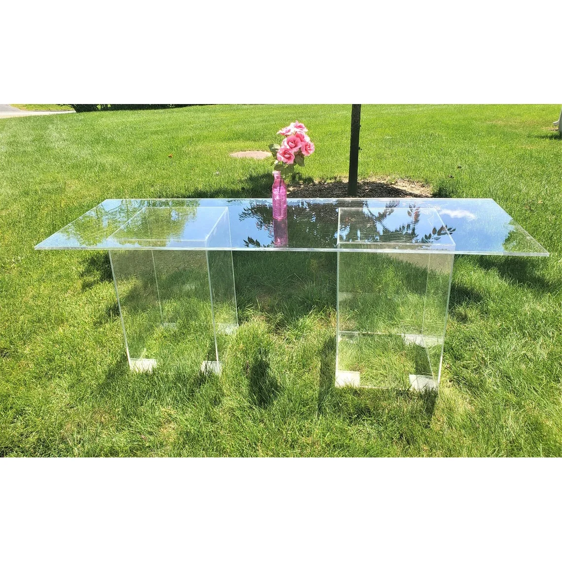 Modern Clear Decorate Custom Acrylic Wedding Table Acrylic Bridal Table ...