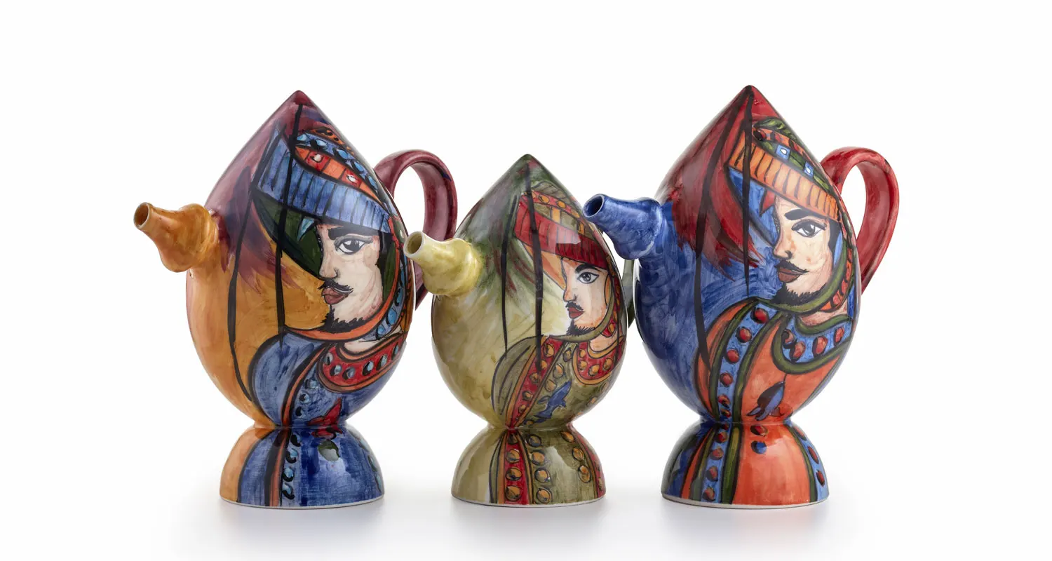 Fine Italian Pottery Bummulo Innovative & Fun Pitchers Puppet ...