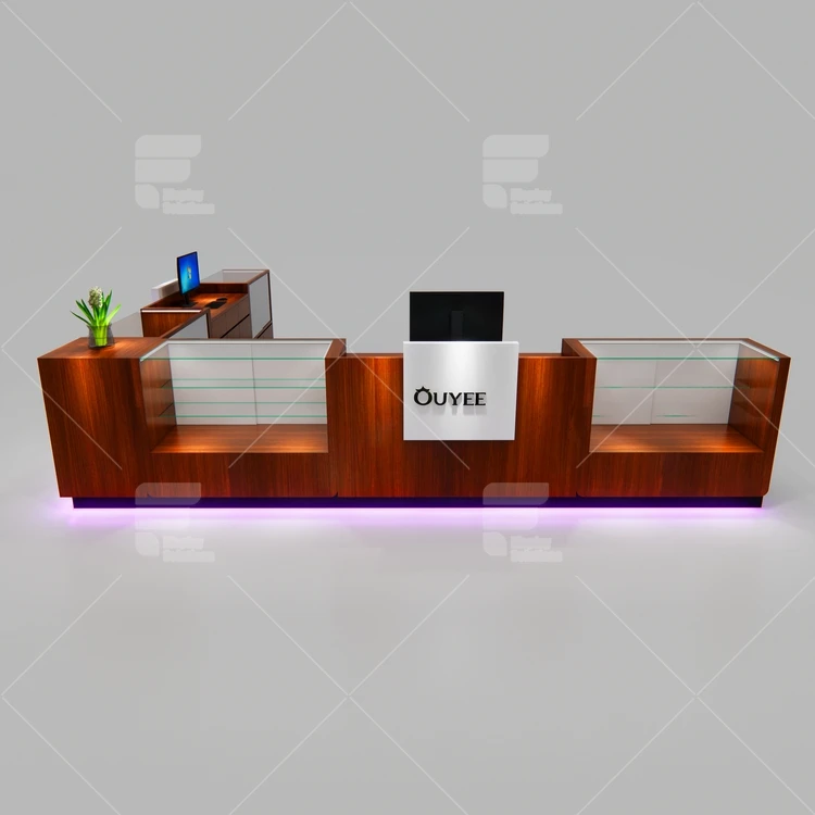 Customized Hookah Shop Display Cabinet Interior Design Salt Wall Black ...