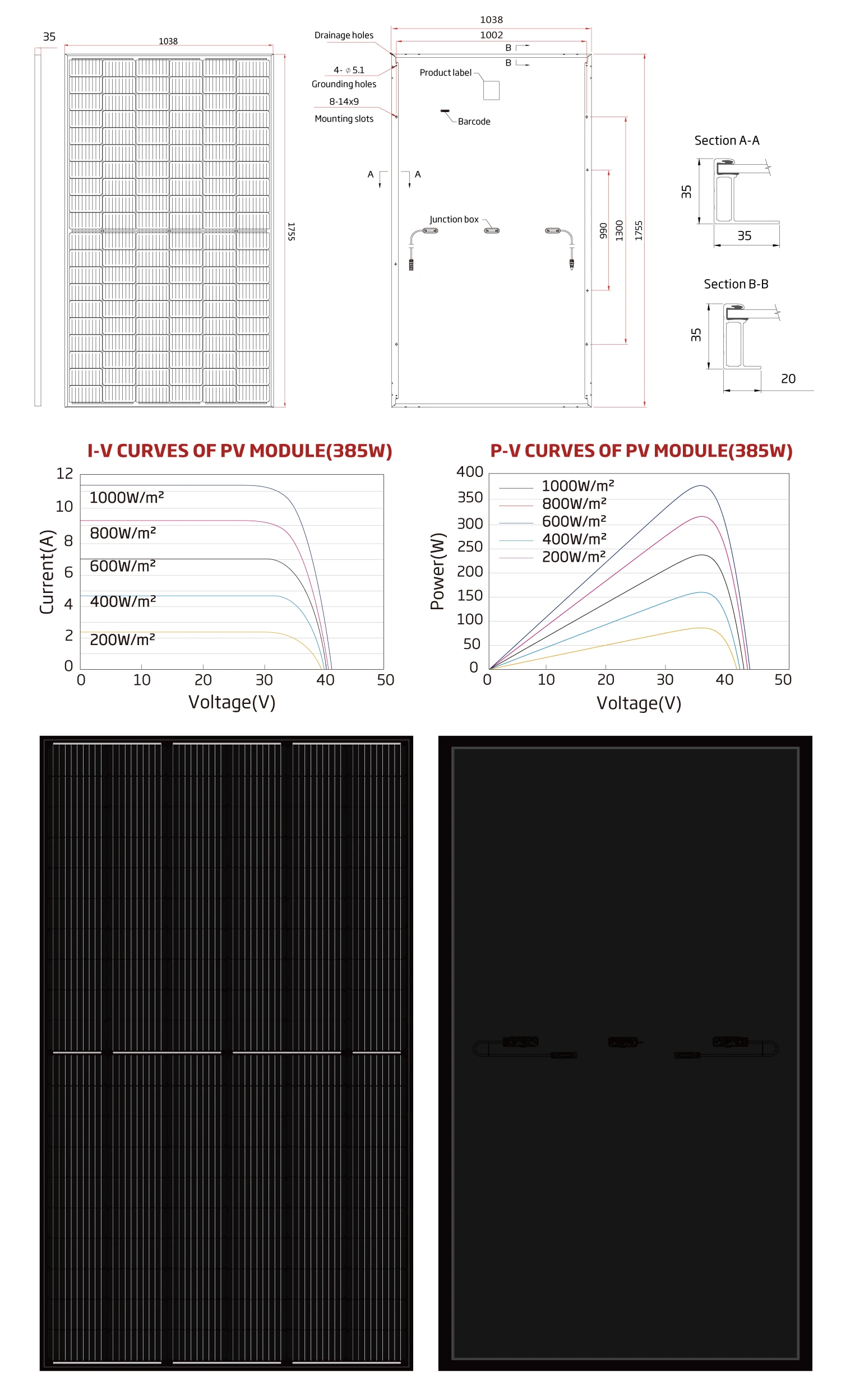 400w 410w 430w Bifacial Solar Panel N-type Roof Top Solar Panel 410 ...