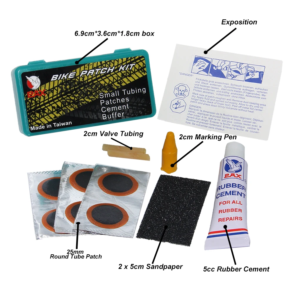 Emergency Cycle Cold Patches Tire Repair Tools Set Tyre Repair Kit For ...