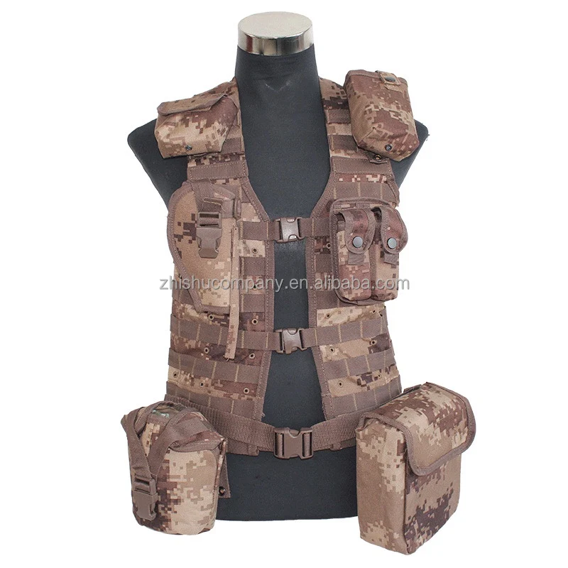 Camp With Camo Outdoor Tactical Vest Multifunctional Field Tactical ...