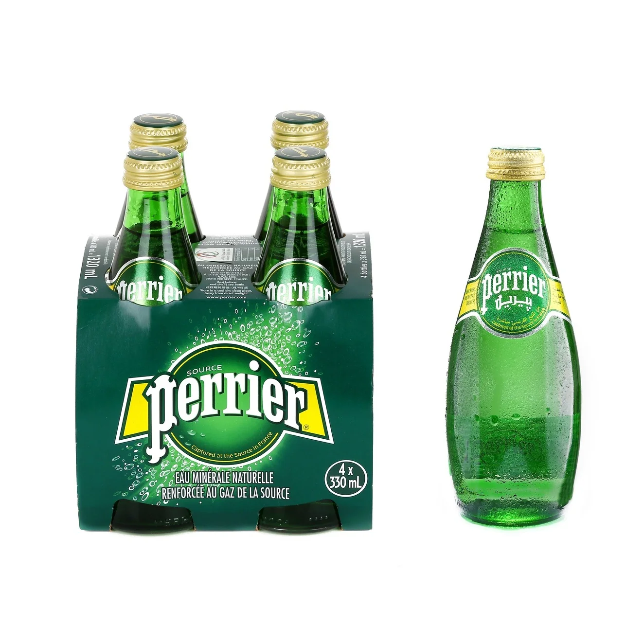 Perrier Natural Sparkling Water Glass And Plastic Bottles And Can/perrier Citron 20cl - Buy High ...