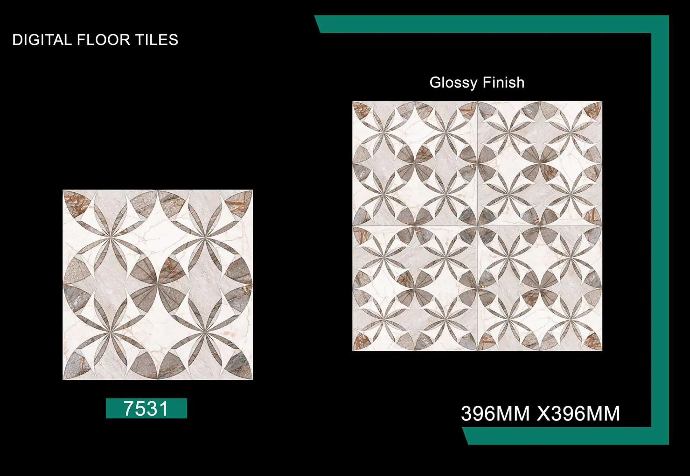 16x16 DIGITAL FLOOR TILES WIDE RANGE AVAILABLE in DESIGN and PATTERN ...