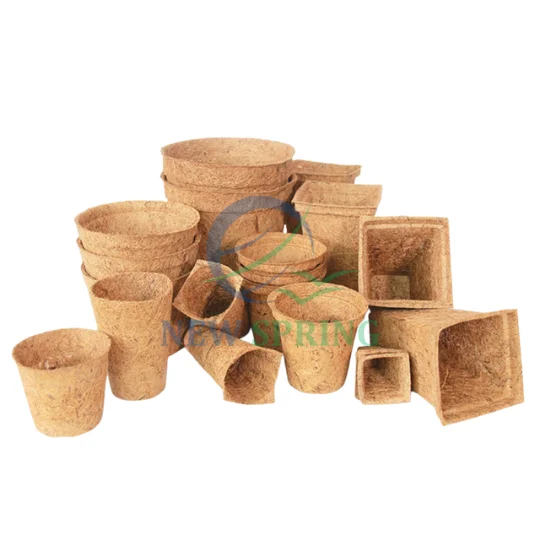 100% Eco-friendly Coconut Fiber Pot/ Biodegradable Pot For Plant ...