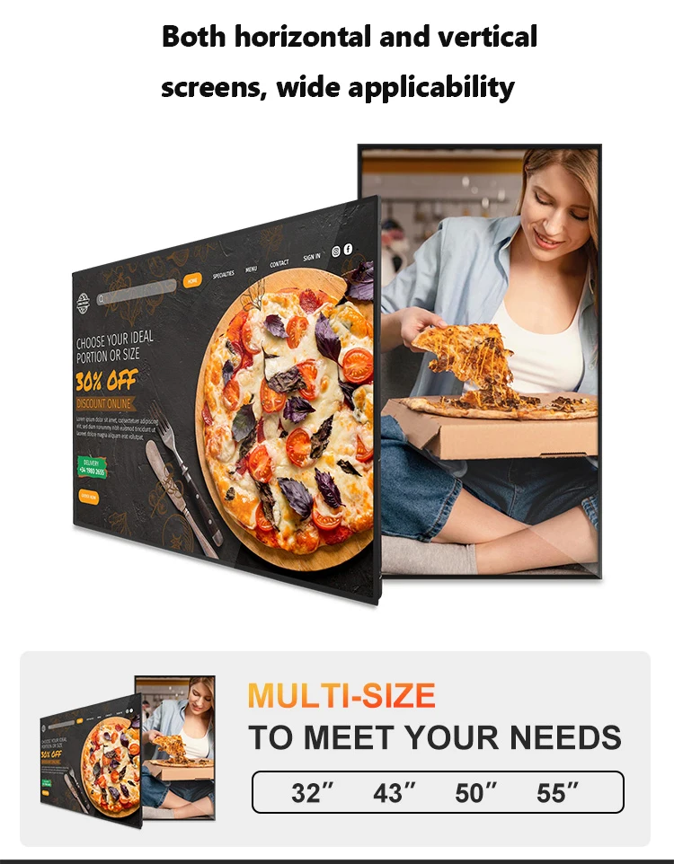 Digital Menu Display Boards Advertising Player In Door China ...