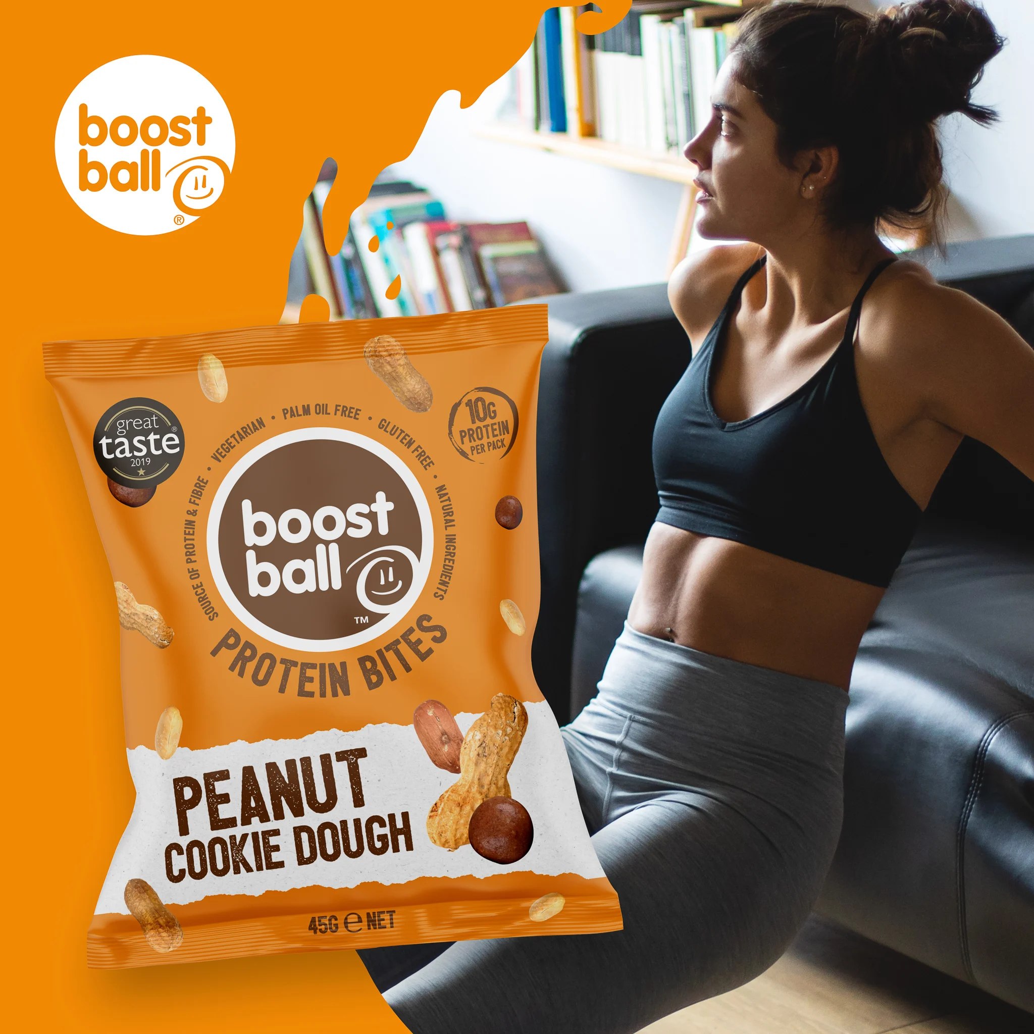 Boostball - Keto Snacks - Protein Bites Peanut Butter Cookie Dough ...