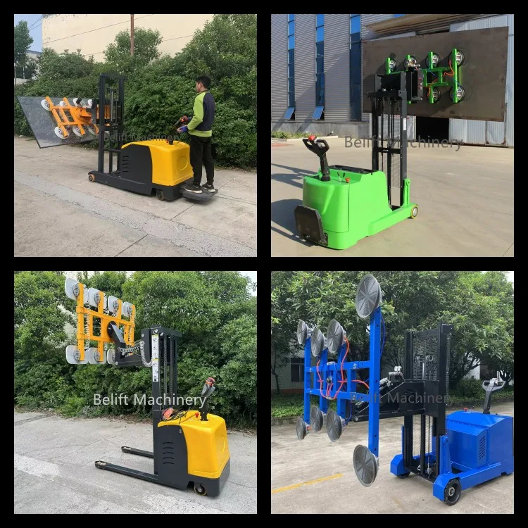 600kg 800kg Stone Slab Lifter Vacuum Glass Glazing Works Transport ...