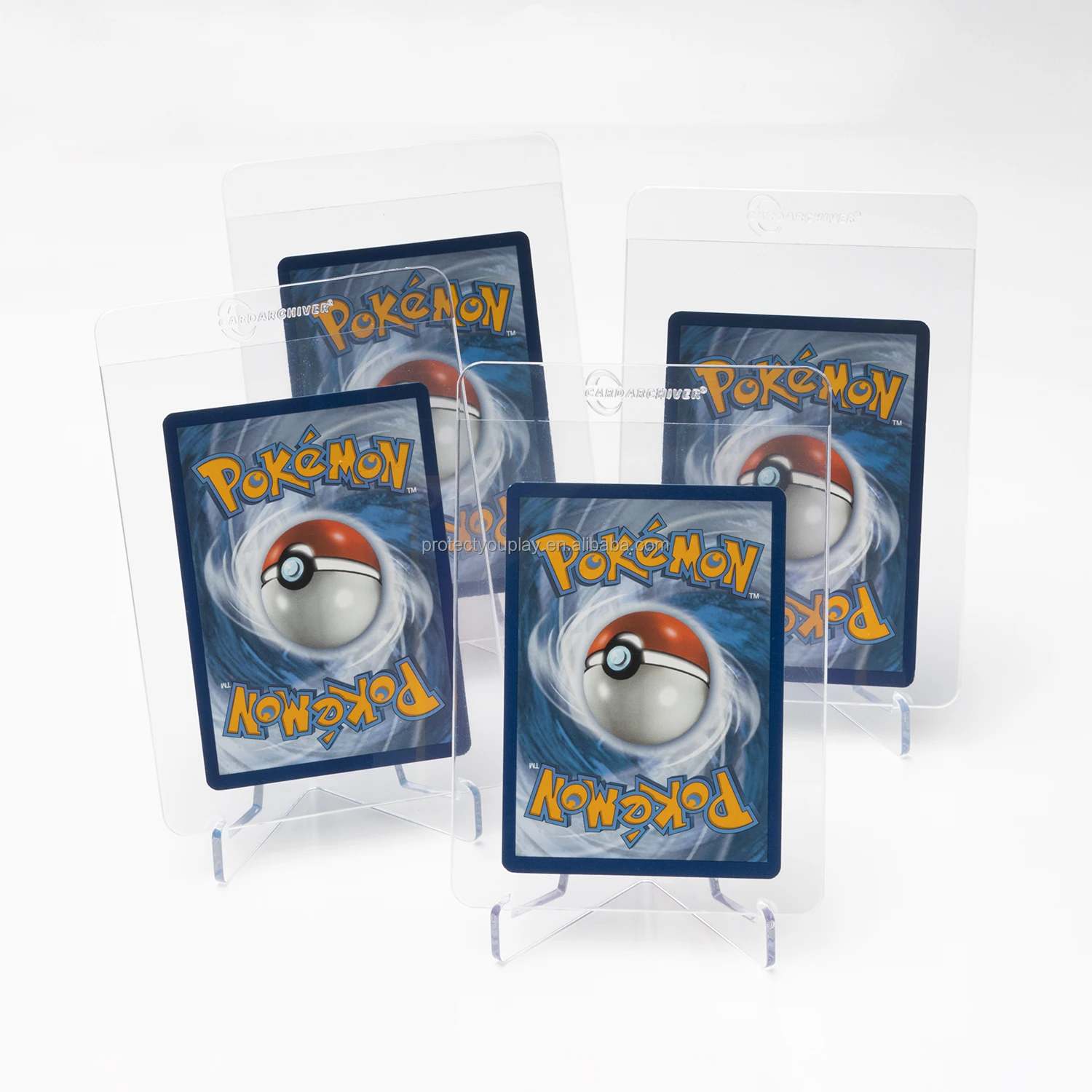 PVP SR001 - 200 Ultra Clear Semi Rigid Card Holders for Trading