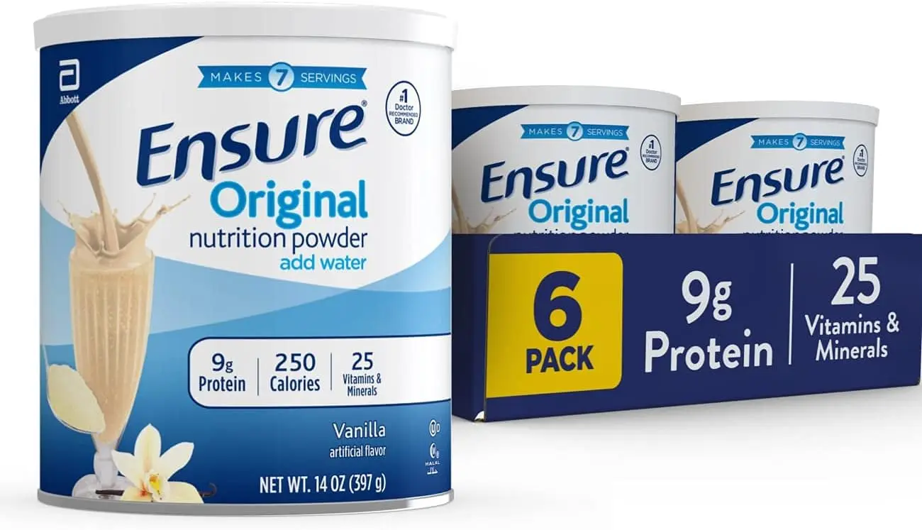 Ensure Original Nutrition Powder 400g Can - Vanilla 14-ounce Ensure ...
