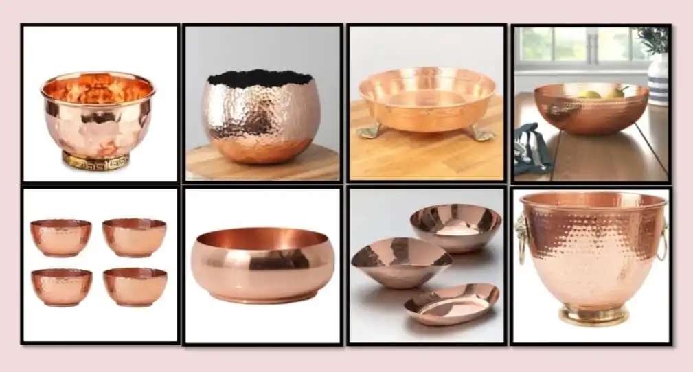 Modern Design Kitchenware Food Serving Copper Bowl Finest Quality ...