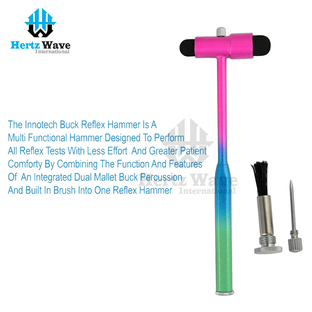 Professional Babinski Barker Reflex Hammer With Needle Brush Best ...