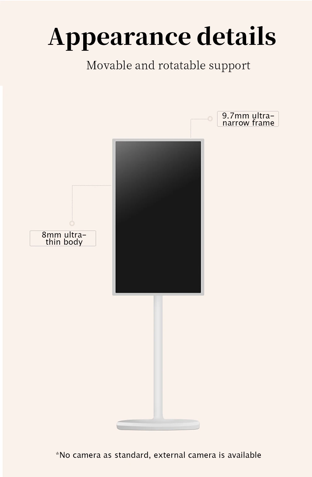 Portable 24 Inch Incell HD Touch Monitor - IPS Screen Rotation