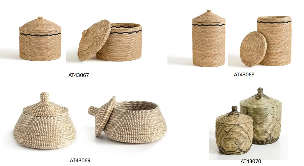 Unique Rattan Baskets Vietnam Woven Natural Rattan Rectangle Shaped ...