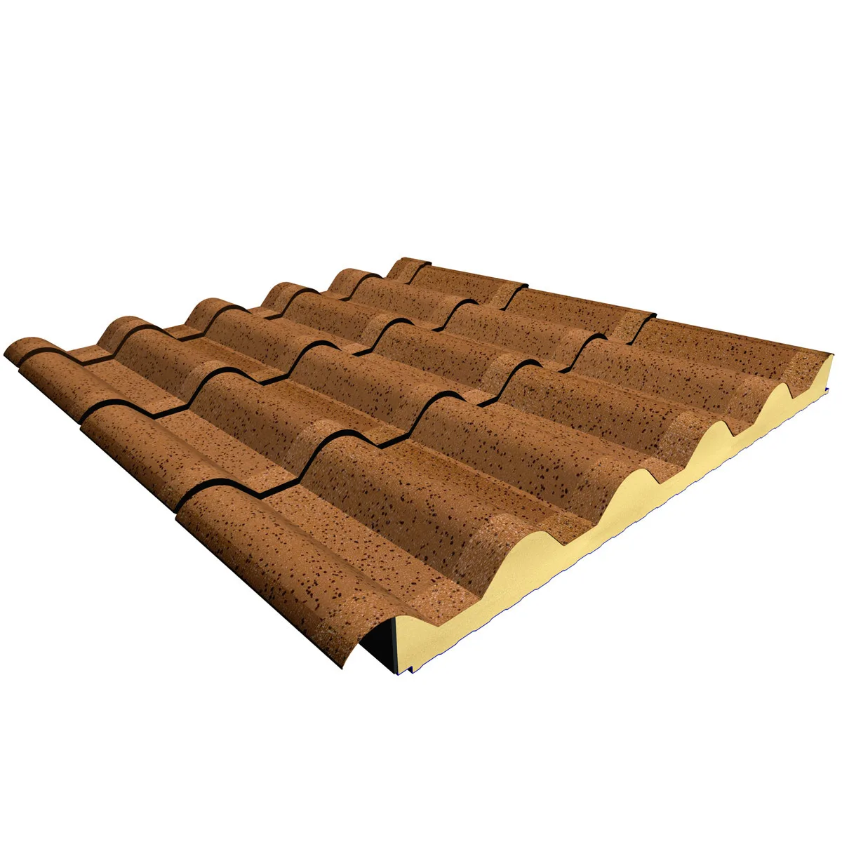 Modern Design Imitation Tile Sandwich Panel Steel For Wall Exterior ...