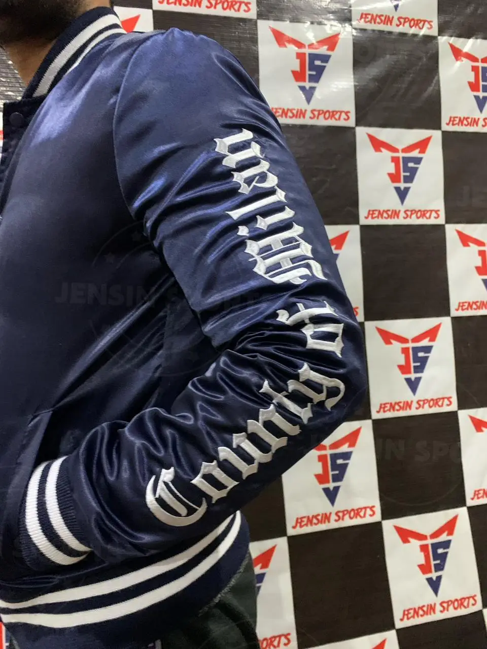 Brand New 2024 Js High Quality Wholesale Satin Jackets Sublimation ...