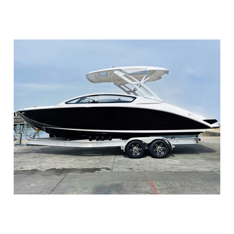 6.85m Luxury Aluminum Center Cabin Fishing Aluminum Wake Boat For Sale ...