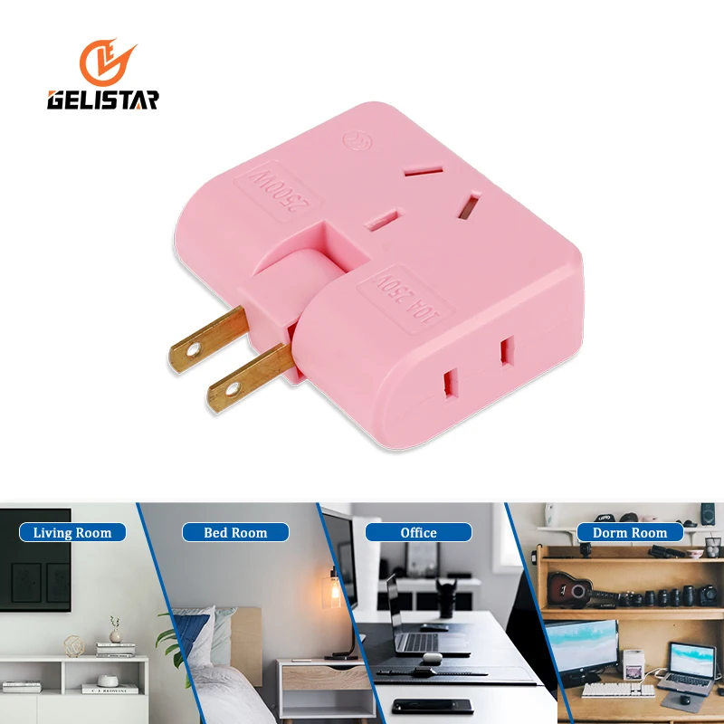 Small Portable Flat Plug Conversion Plug Extension Socket Conversion ...