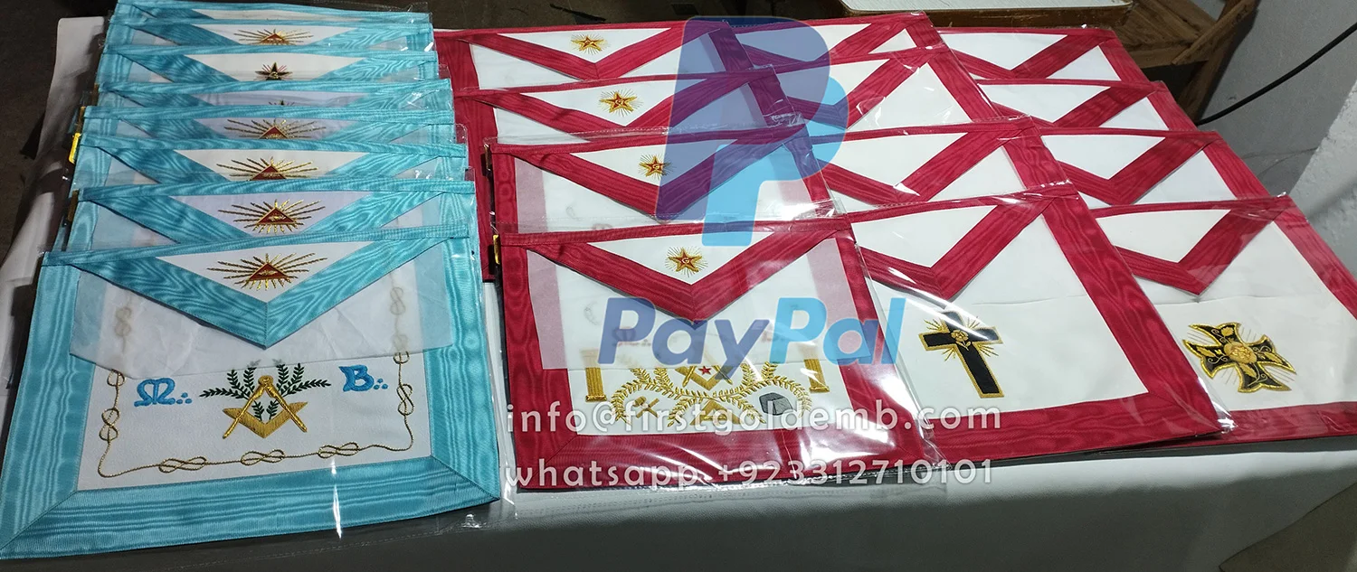 Masonic Scottish Rite Apron Masonic - Aasr - 5th Degree - Buy Masonic ...