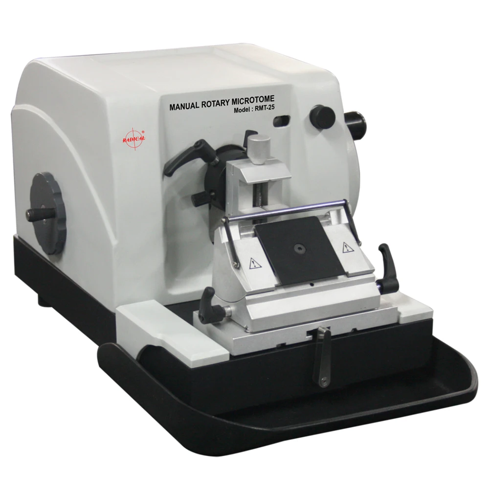 Manual Rotary Microtome RMT-25 - Precision Tissue Cutting