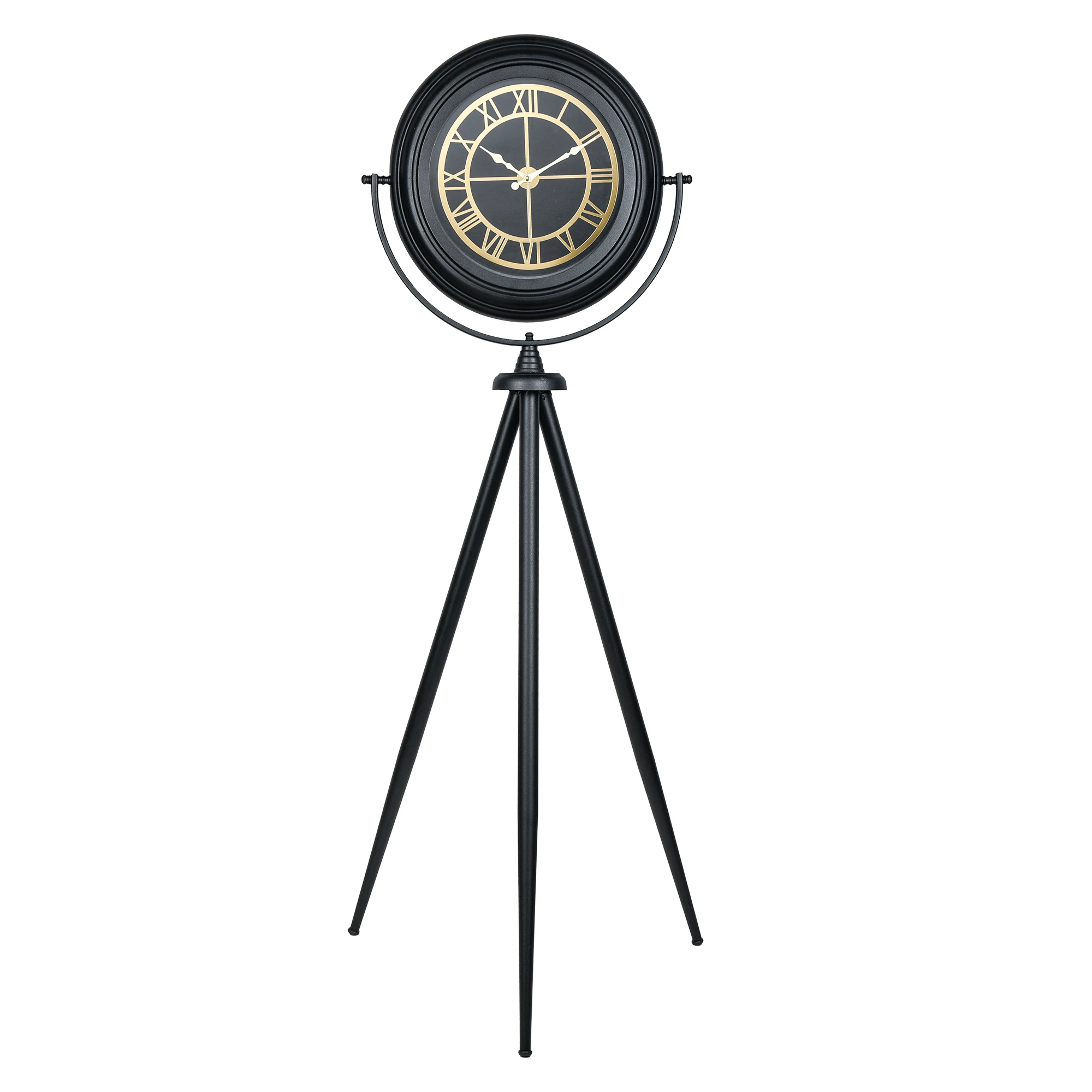 Modern Design Ayp-811-a-2 Tripod Clock With Metal Case Mineral Glass ...