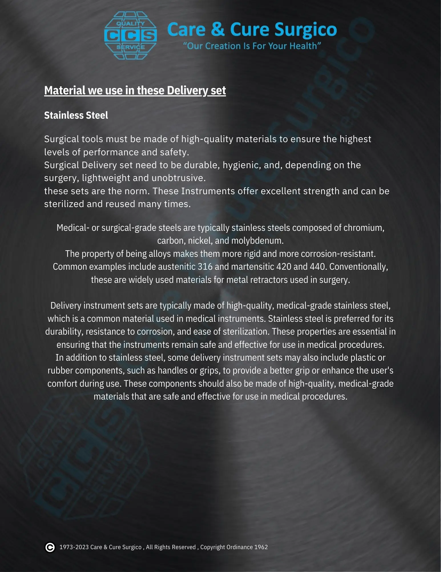 Hot Surgical Normal Delivery Instrument Set Like Gynecology Surgery Instruments For Hospital In ...