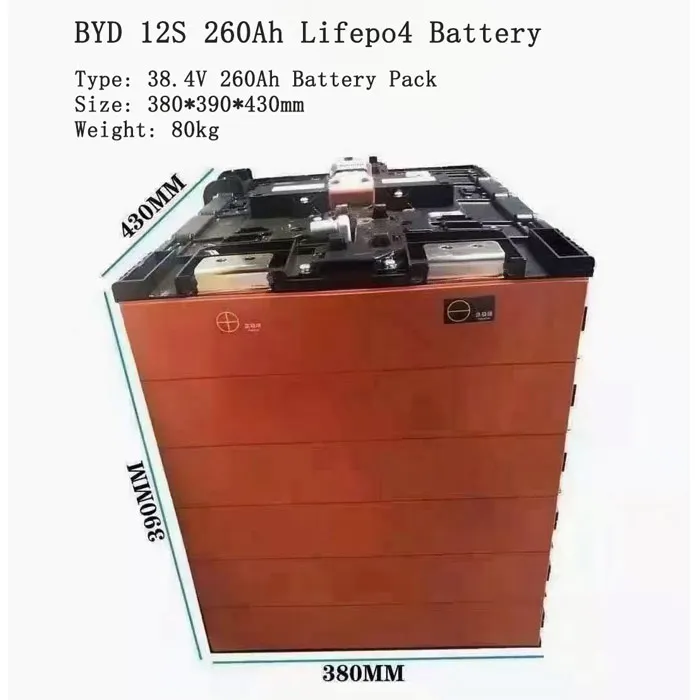 Byd รถ Lifepo4แบตเตอรี่200ah 250ah 270ah 300ah V 12v 18v 24v 30v 4s 6s ...