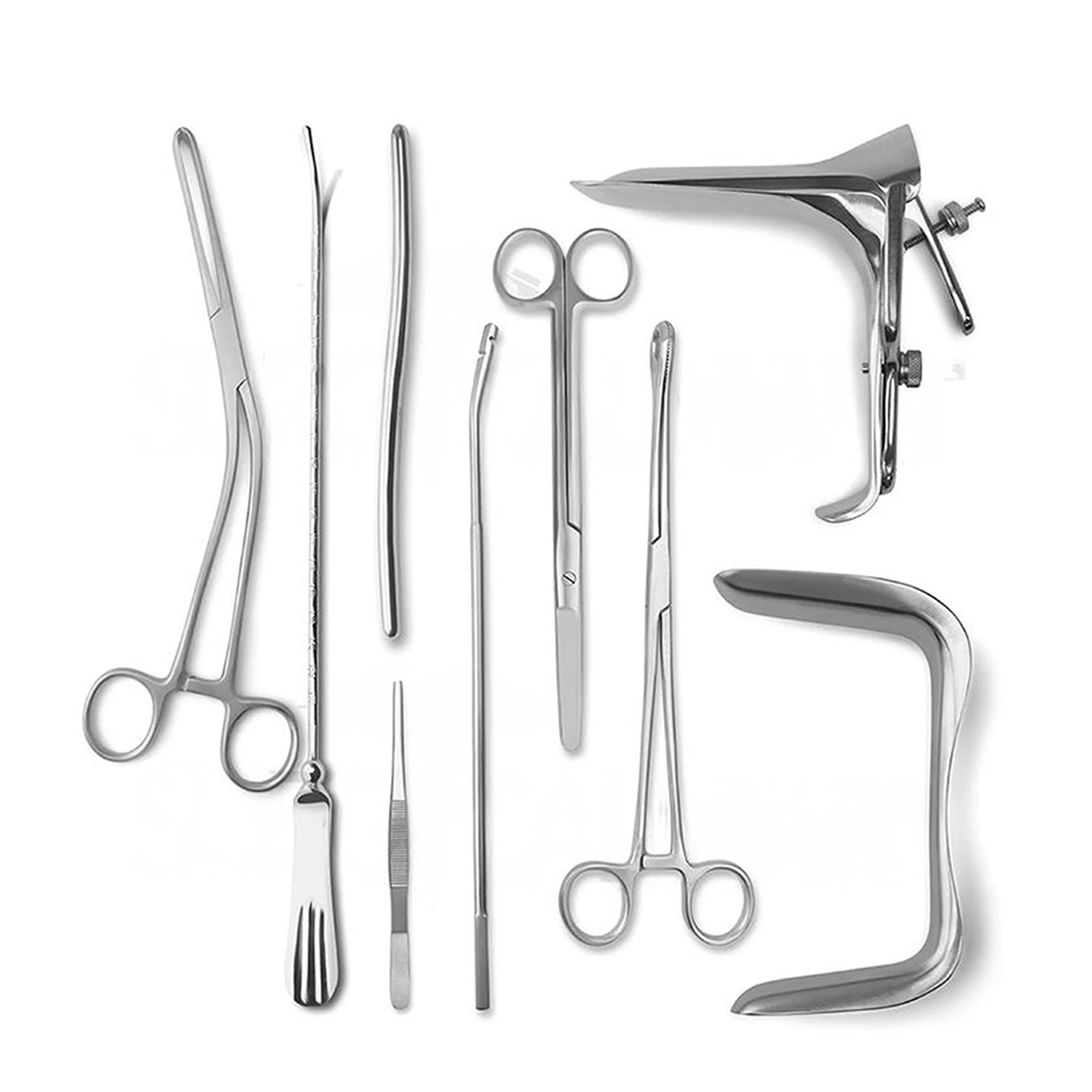 Gynecology Surgery Set of 9 Pcs Basic Obstetrical Surgery Instrument ...