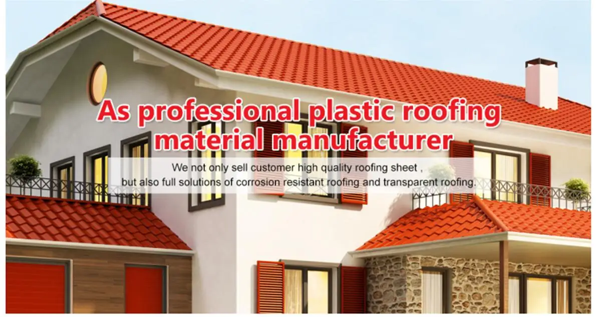 Durable 4 Lays ASA-PVC Corrugated Roof Sheets with Fire Resistance