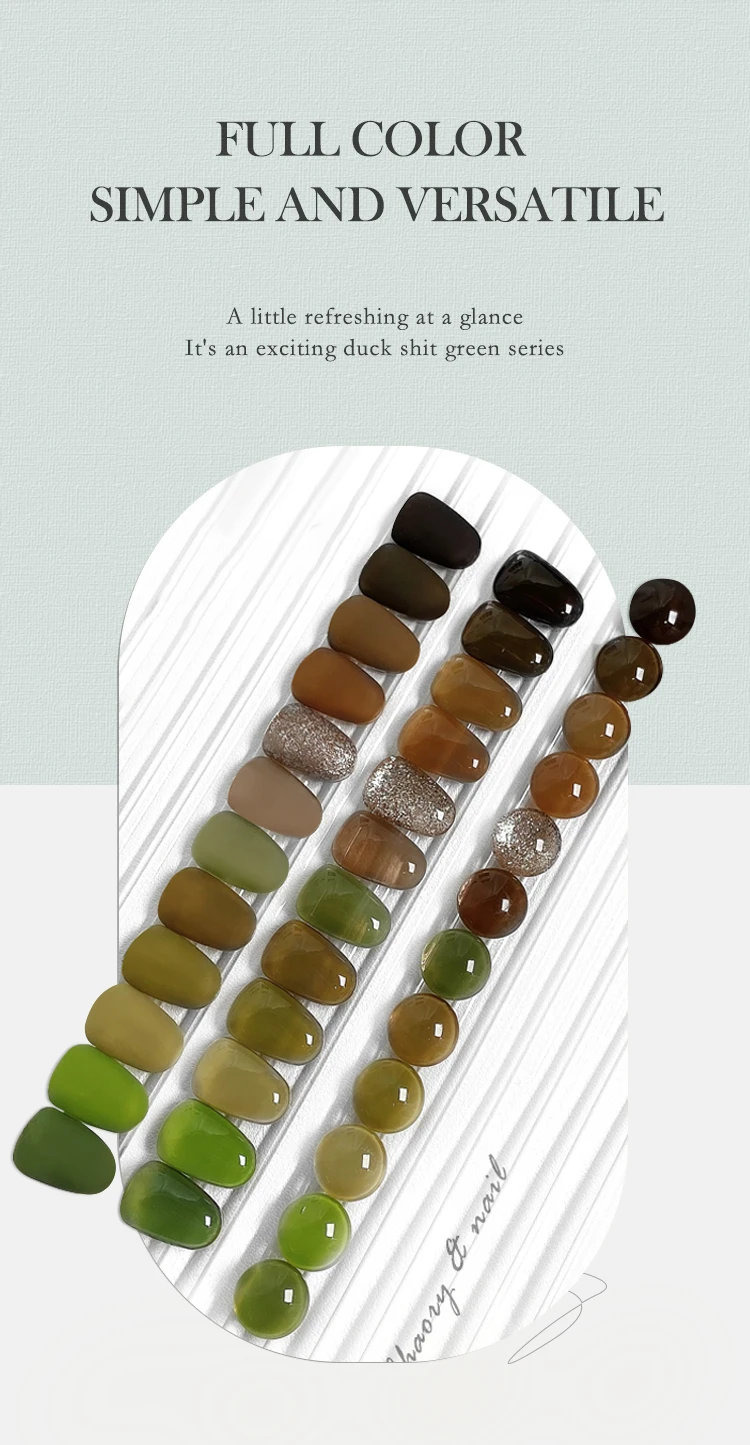 Gel Nails Factory Environment-friendly Harmless Green Resin Gel ...