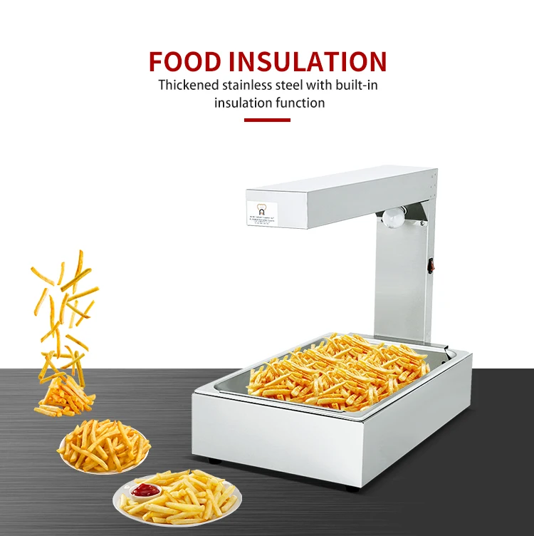 Small Freestanding Commercial Stainless Steel Electric Chips Warmer ...