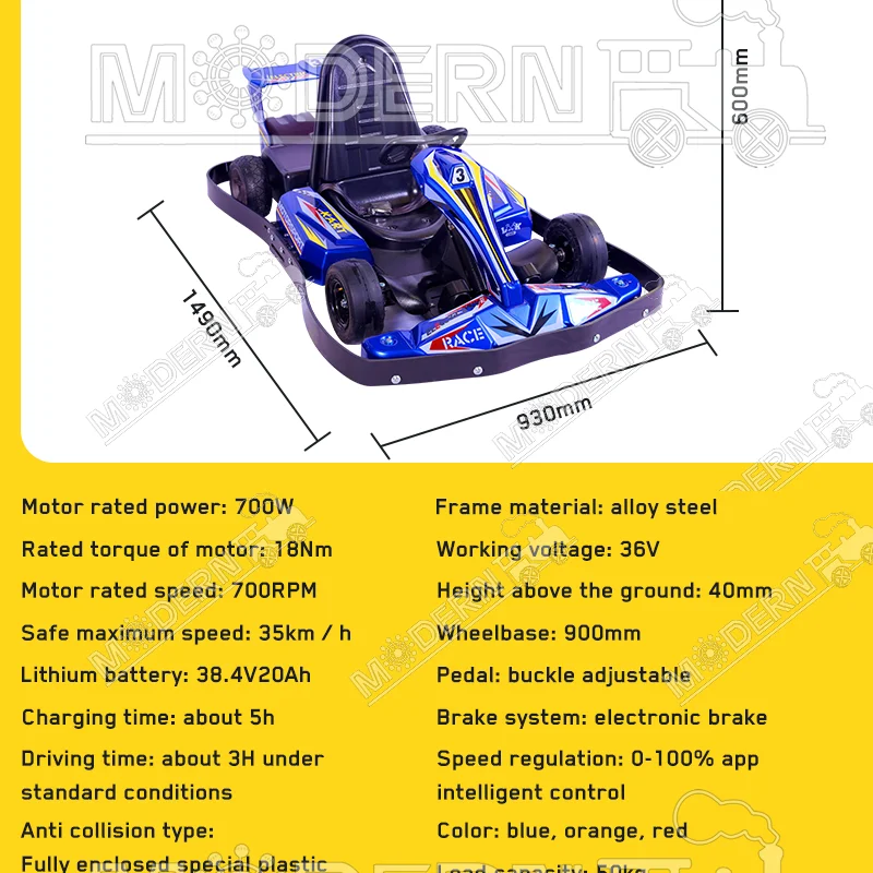 Modern Rides Kids Attraction Crazy Amusement Children Electric Single ...