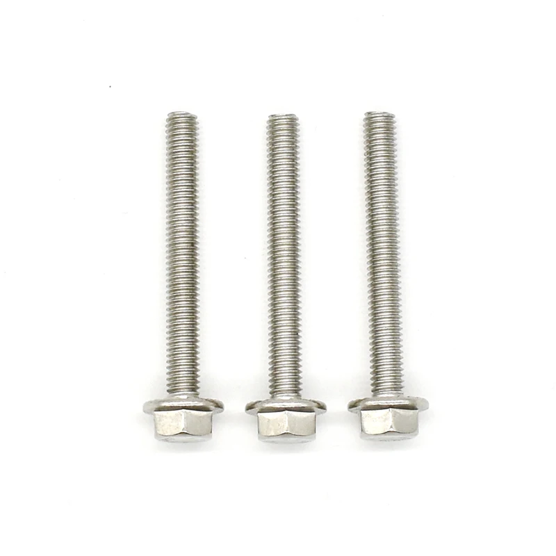 Bolt Screw Whole Ss Stainless Inox Din6921 Serrated Hexagon Head Flange ...