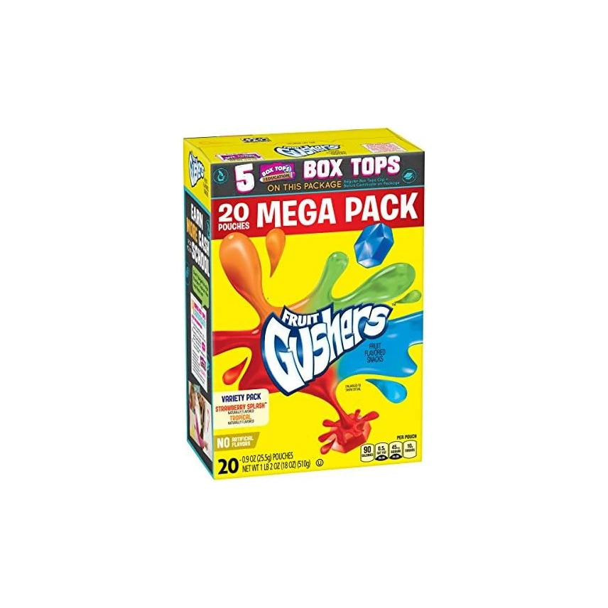 Gushers Fruit Flavored Snacks, Variety Pack Fruit Gushers Super Sour ...