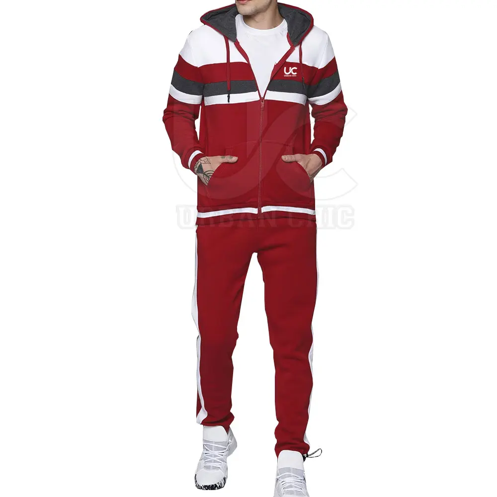 Custom Design Color Contrast Men Tracksuit Wholesale Premium Quality ...