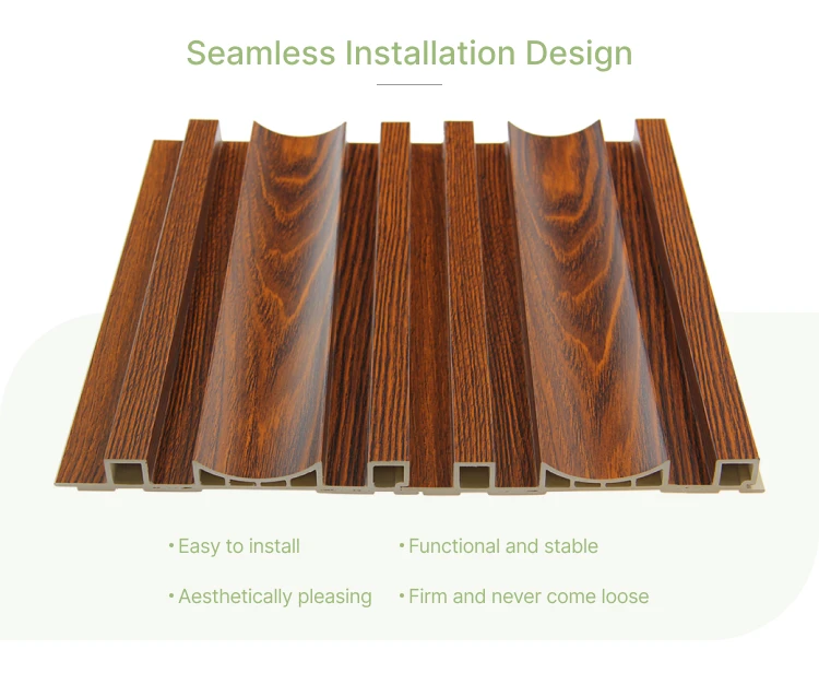 Indoor Wpc Slat Partition Wall Pvc Panels Interior Wall Wpc Louver ...