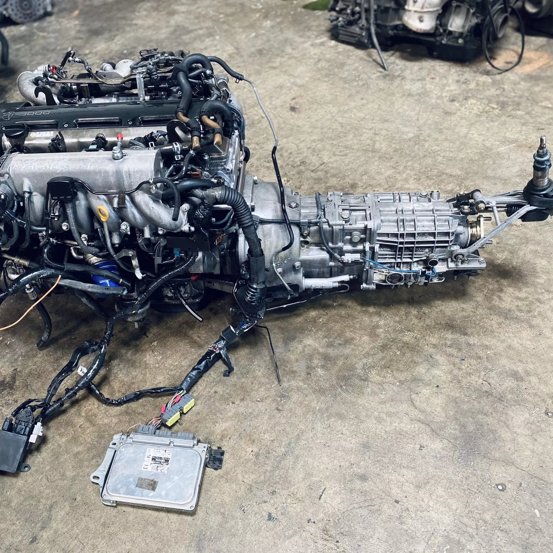 Low Mileage 2JZGTE Non-VVTi Twin Turbo Rear Sump 3.0L Engine V160 ...