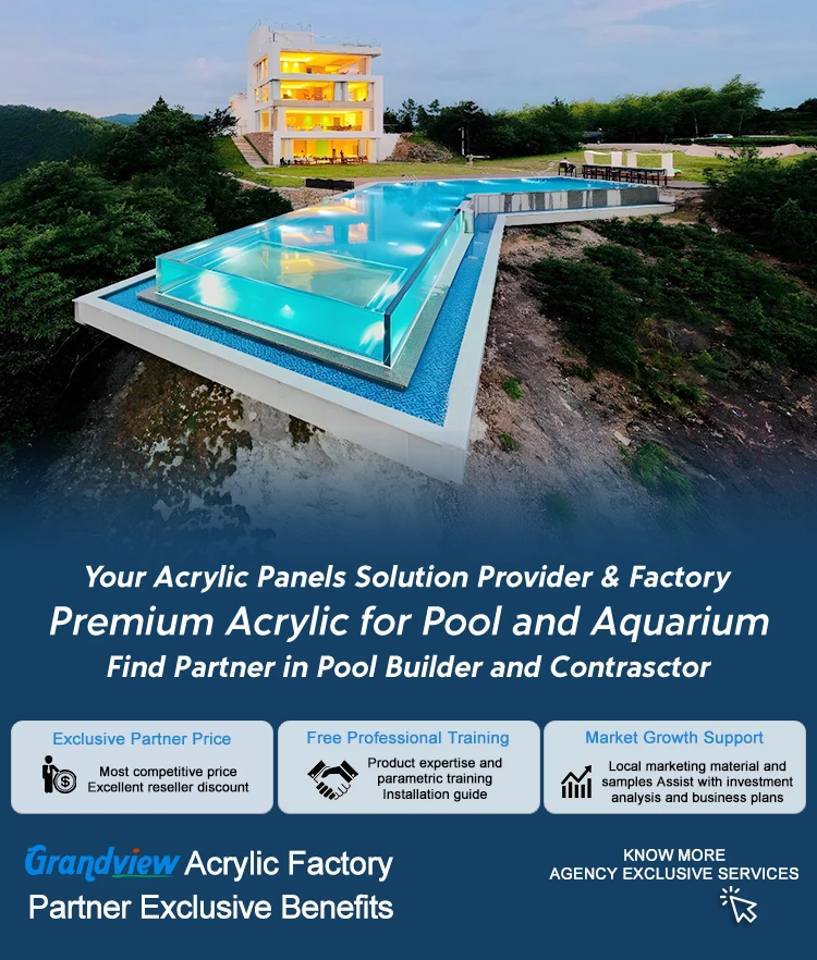 Acrylic Above Ground Pool - Clear, Durable, and Customizable