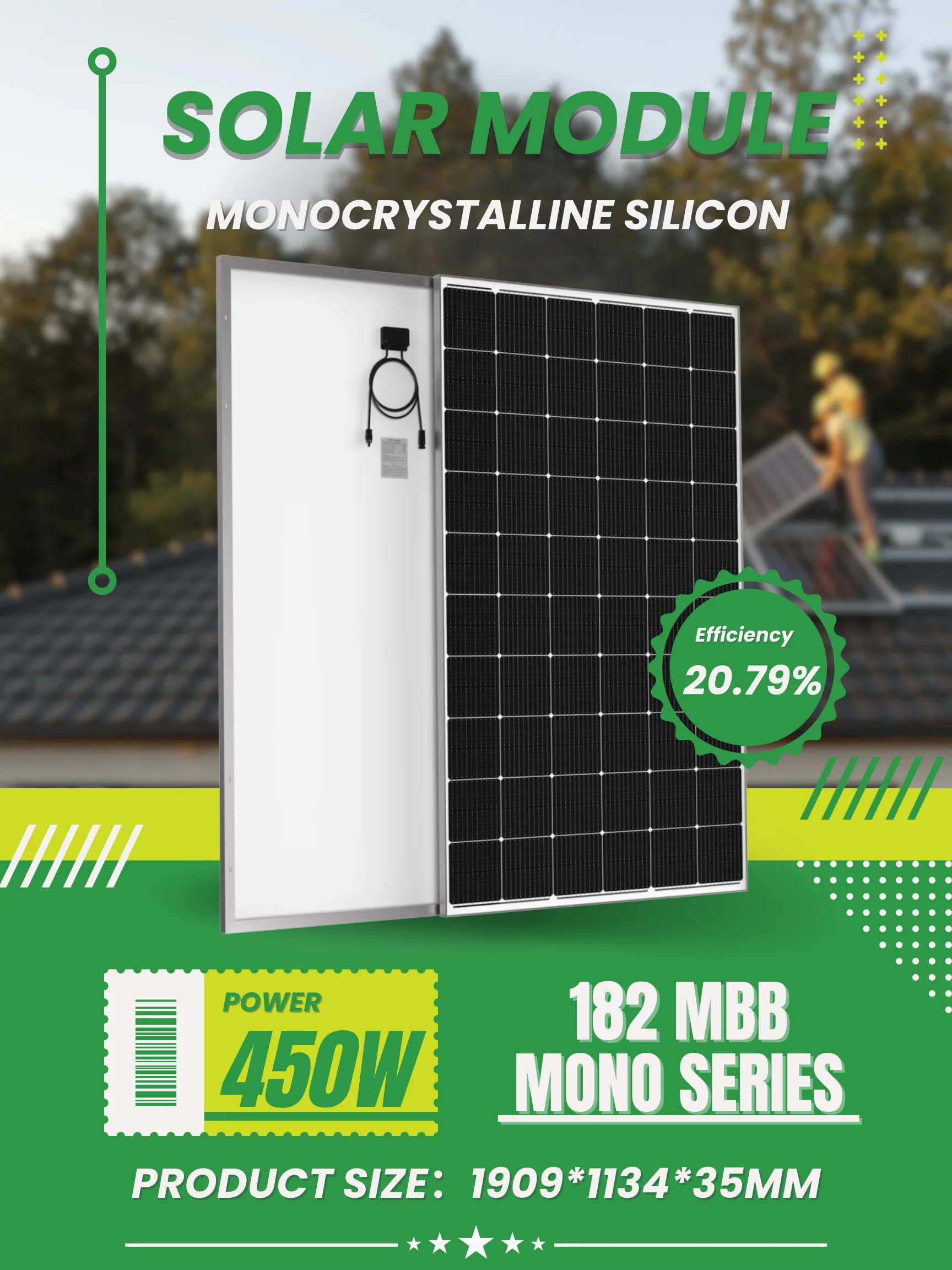 Potential New Energy Solar System Kit Completo Panele Solar Hybrid ...