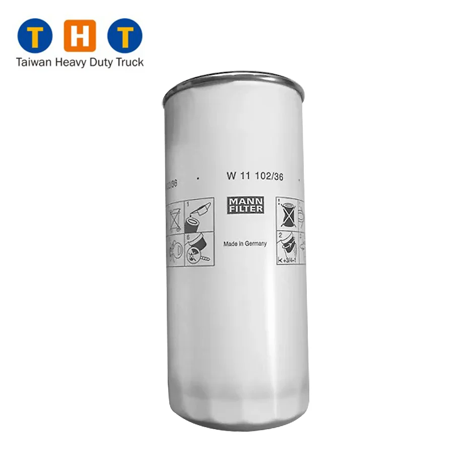 Oil Filter W11102/36 for SCANIA SCA360/370 FM12 FL10