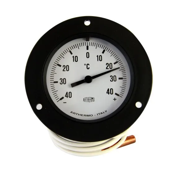F87R Thermometer PVC Covered Dial 80mm Black Body Capillary -40+40C ...