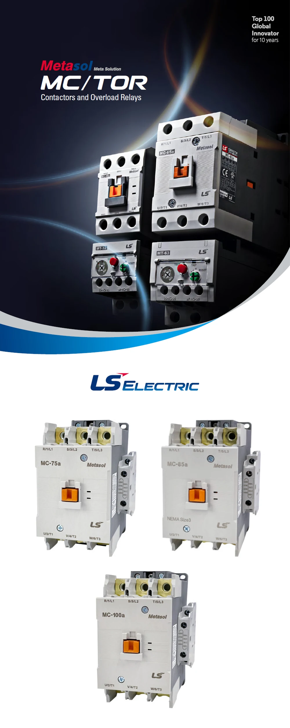 Ls Electric_mc Magnetic Contactor - Buy Electronic Switchgear Magnet ...