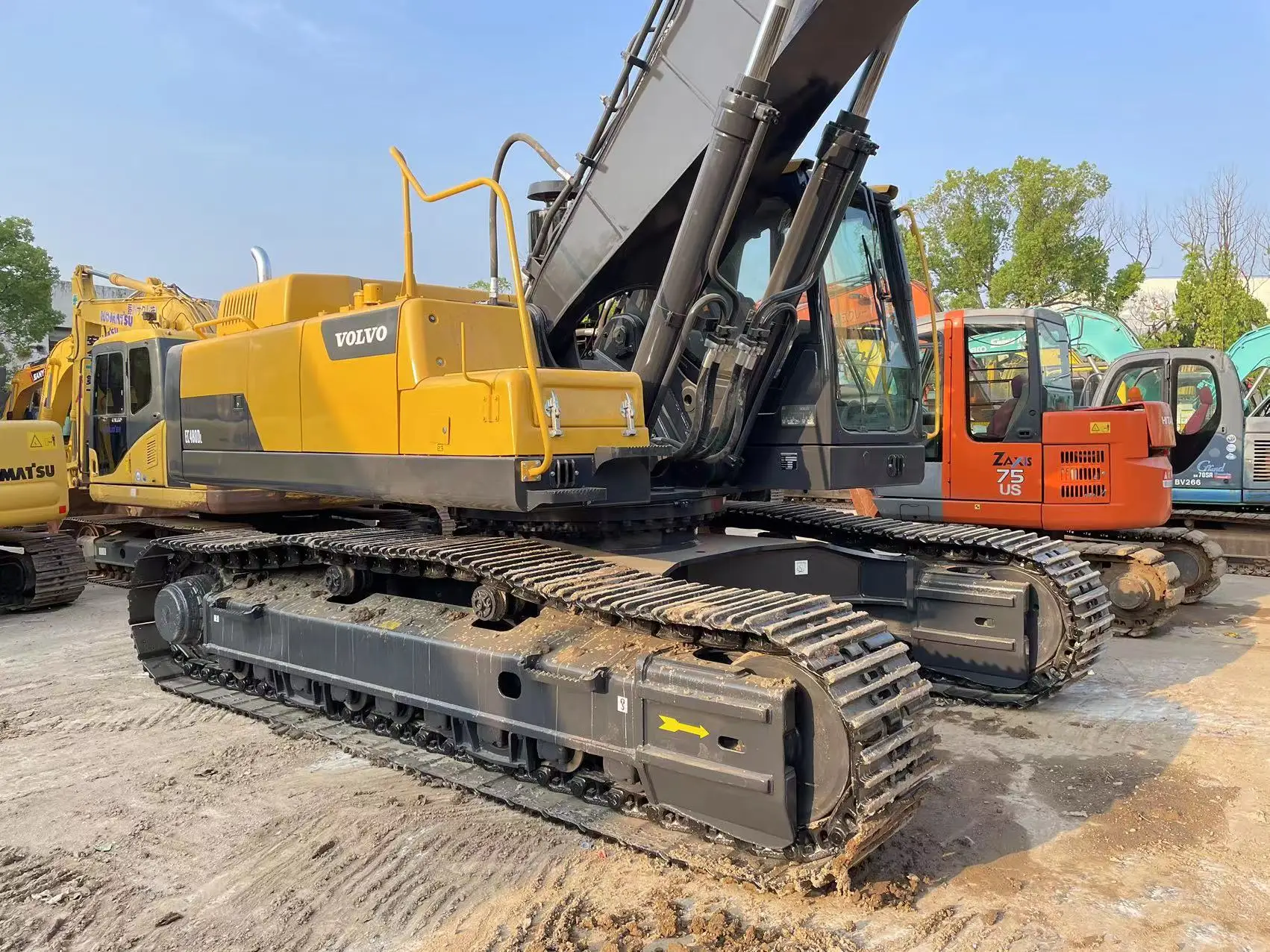 Original Used VOLVO EC480DL Excavator with EPA Engine 48ton Crawler ...