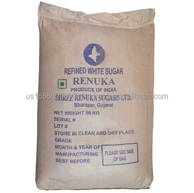 Refined Sugar From Brazil 50kg Packaging Brazilian White Sugar Icumsa ...