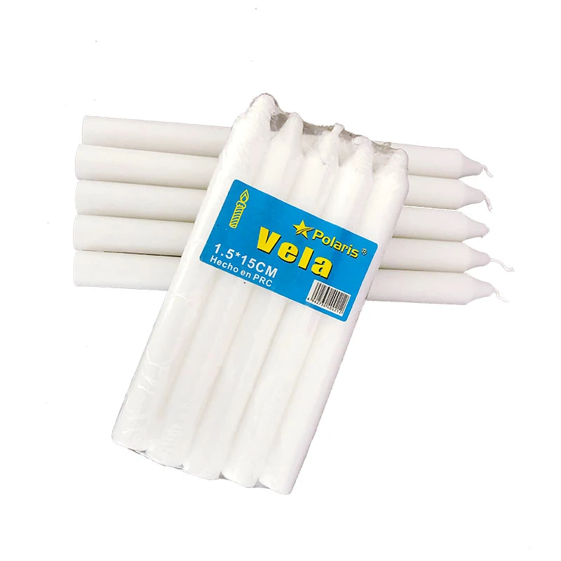 Long Burning Time Stick Utility White Dinner Candle Velas Bougies Of ...