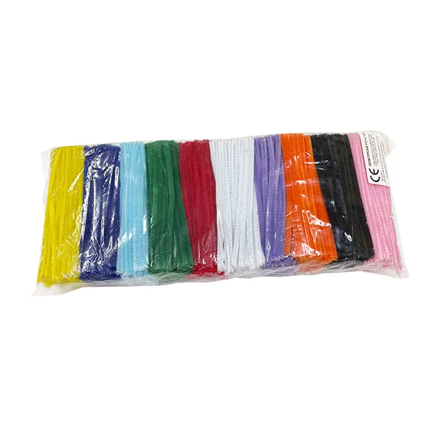1000pcs 6mm X 15cm Colors Fuzzy Pipe Cleaners| Alibaba.com