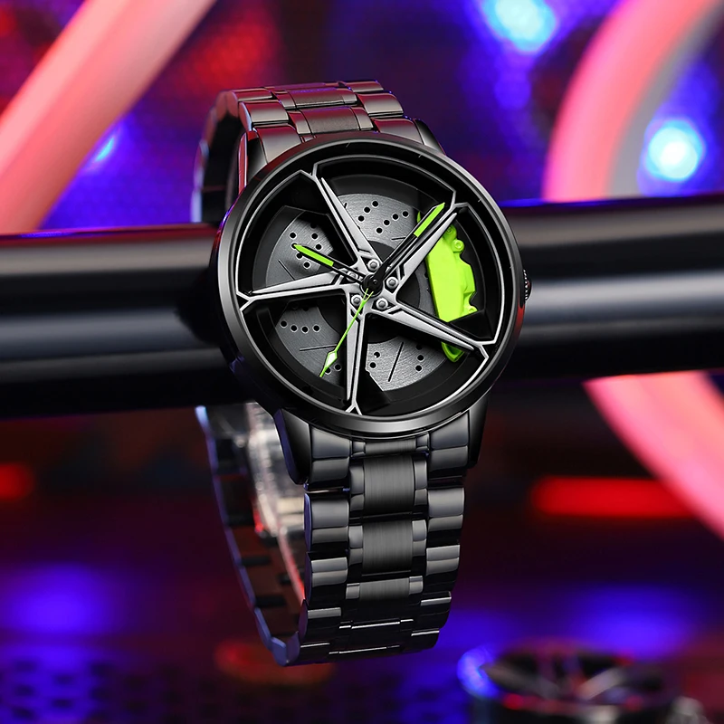 Original 3d Official Rim Watch Spinning Wholesale Wheel Watches Quartz ...