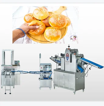 Round Hamburger Burger Bun Production Line Baked Bun Is A Type Of Bread ...