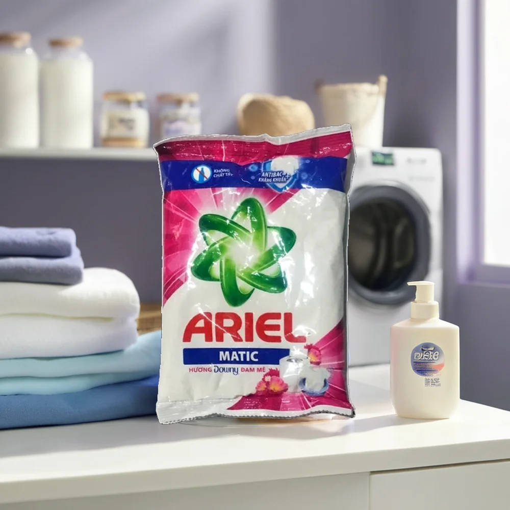 Ariel Power Downy Passion 620gx 18 Bags - Eco-Friendly Laundry Powder
